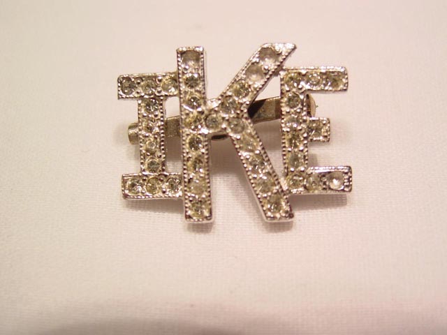 Small Rhinestone IKE Pin | The Jewelled Jester